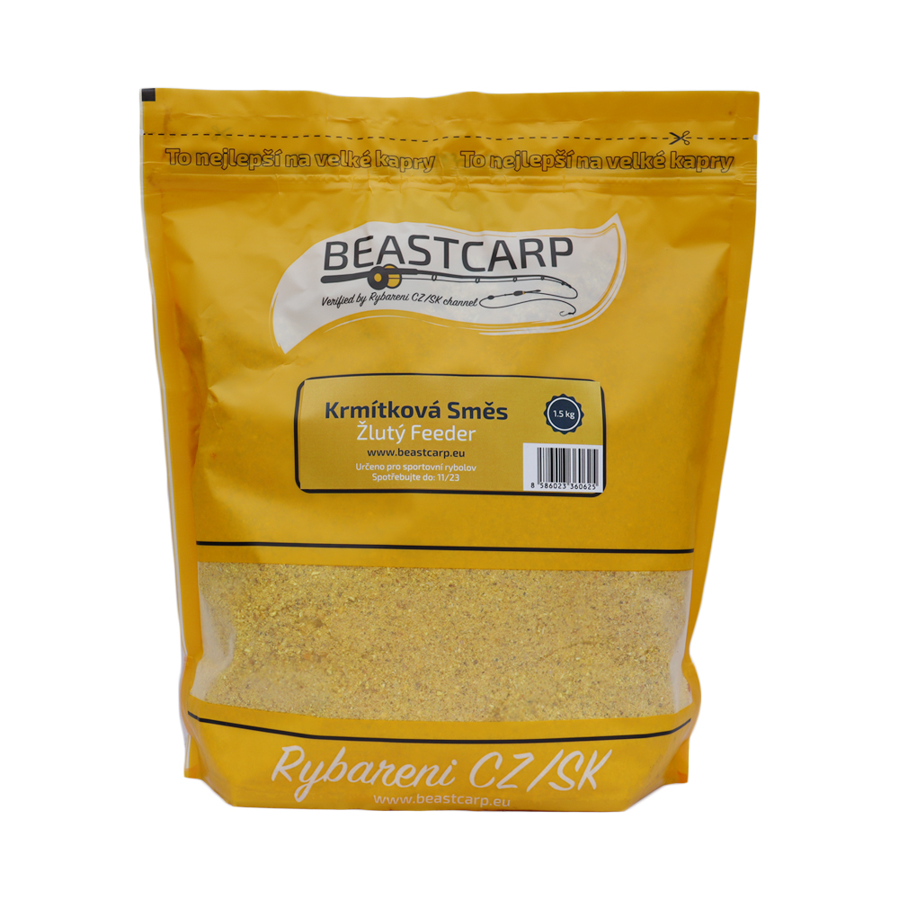 Krmítková Směs - Žlutý Feeder :: Beastcarp.eu