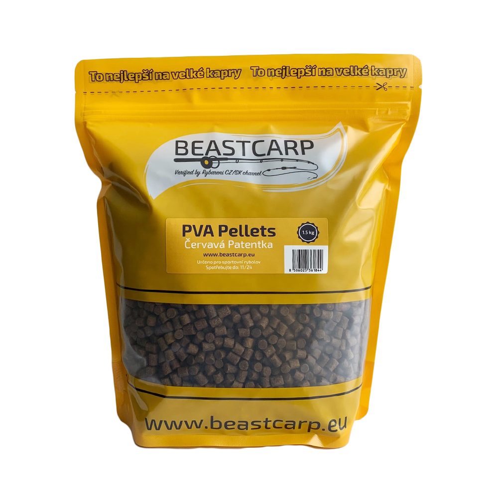 PVA Pelety Červavá Patentka :: Beastcarp.eu